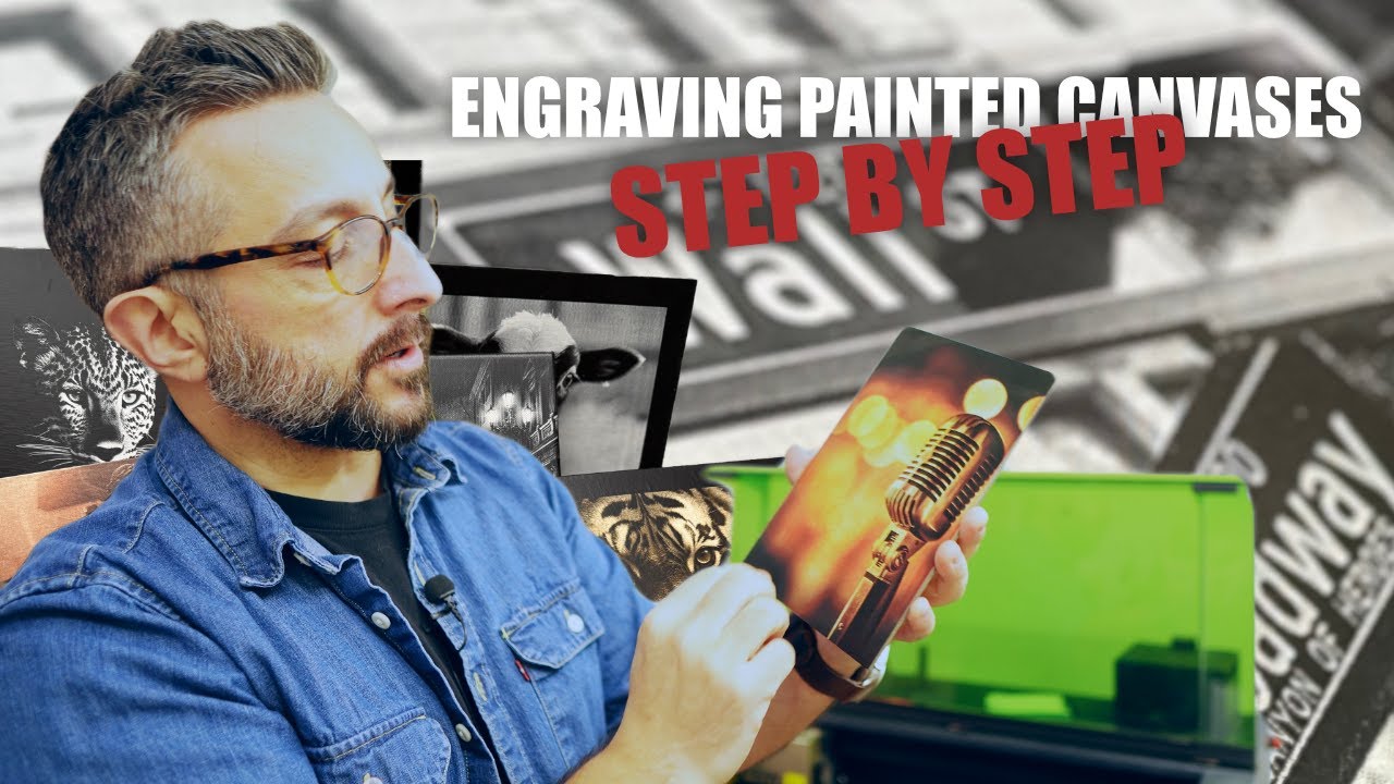 The Ultimate Laser Engraving Guide for Beginners! Canvas and MDF! (Step ...